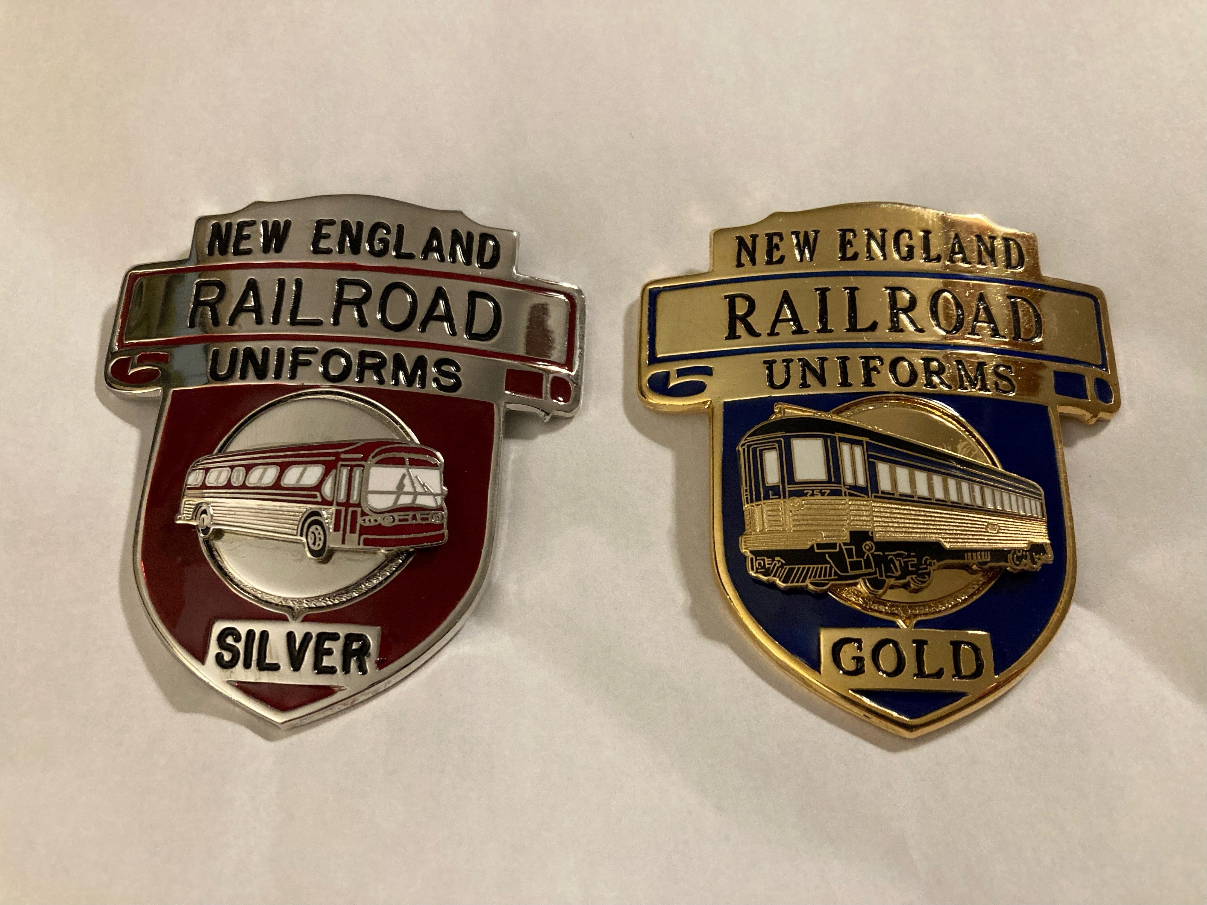 Model 400 Badge - Custom | New England Railroad Uniforms